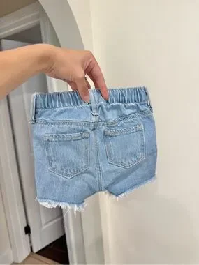 Old Navy | Bottoms | Old Navy Light Blue Denim Daisy Embroidered Kids ...